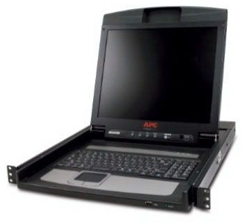 APC AP5717F 17IN BLK RACK LCD CNSL | Gordon Electric Supply, Inc.