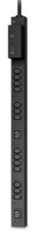 APC AP6002A Rack PDU, Basic, Half Height, 200-208V, 30A, (14) C13, (2 ...