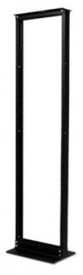 APC AR201 NetShelter 2 Post Rack 45U #12-24 Threaded Holes Black ...