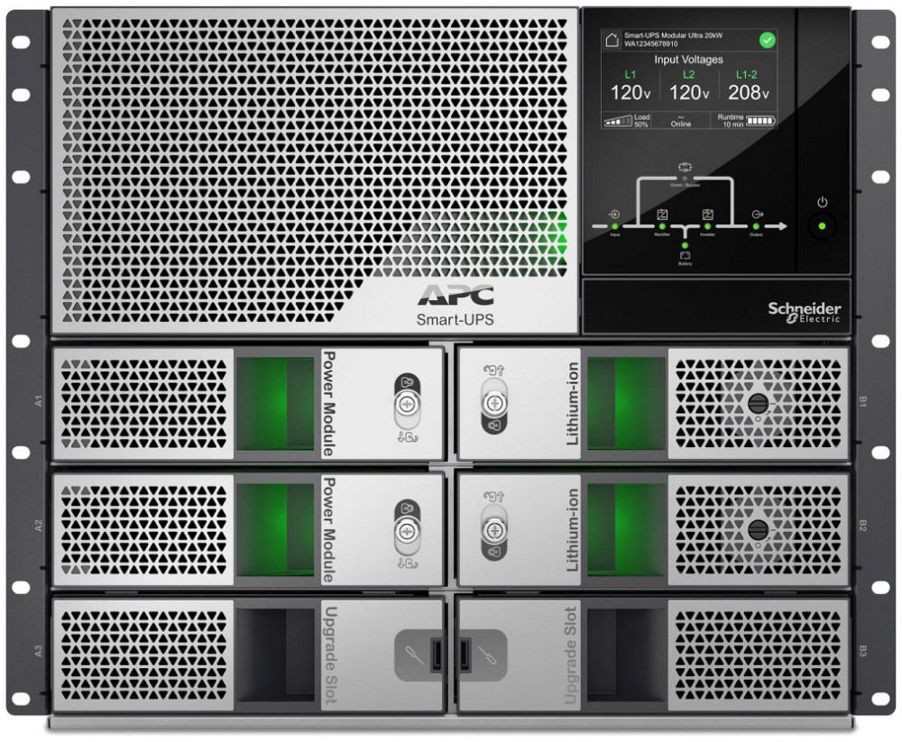 APC SRYL10K20RMXLT APC Smart-UPS Modular Ultra 10kW Scalable to 20kW N+ ...