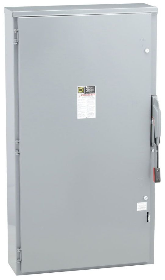 SQUARE D H365R : SWITCH FUSIBLE HEAVY DUTY 600V 400A 3P NEMA 3R ...