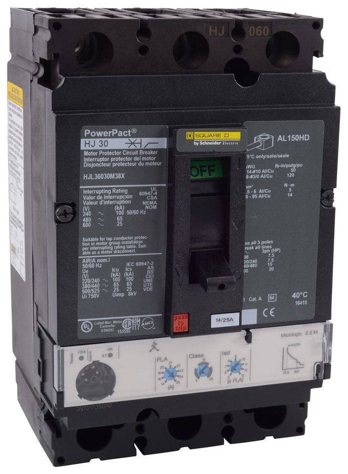 Square D HJL36050M38X 3P 50A CB | Gordon Electric Supply, Inc.