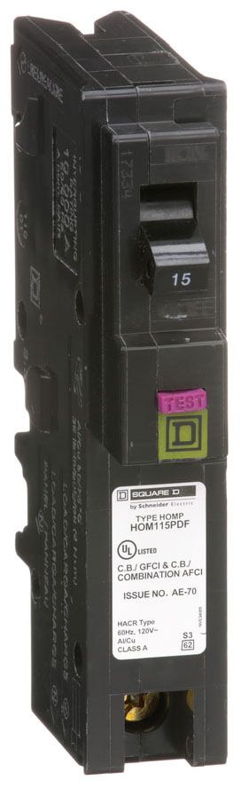 SQUARE D HOM115PDF MINIATURE CIRCUIT BREAKER | Gordon Electric Supply, Inc.