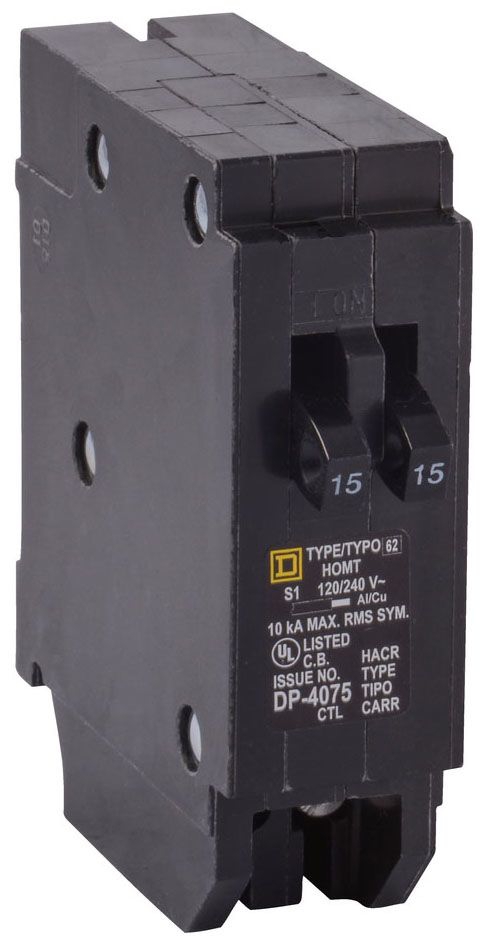 SQUARE D HOMT3015 : MINIATURE CIRCUIT BREAKER 120/240V 30/15A | Gordon ...