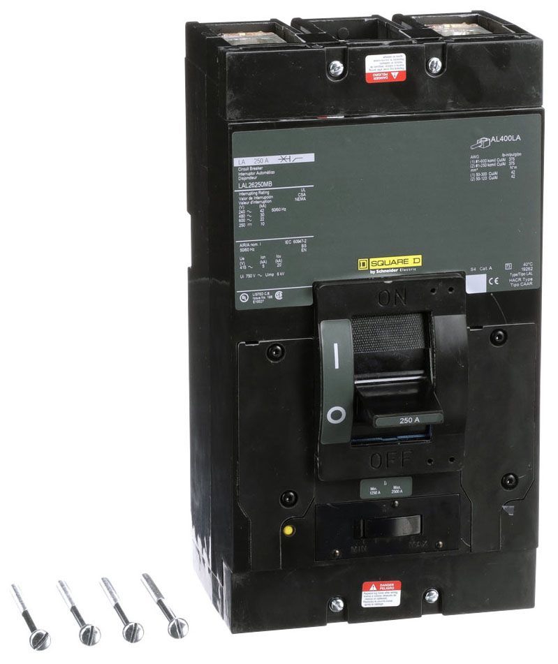 SQUARE D LAL26250MB : MOLDED CASE CIRCUIT BREAKER 600V 250A | Gordon ...