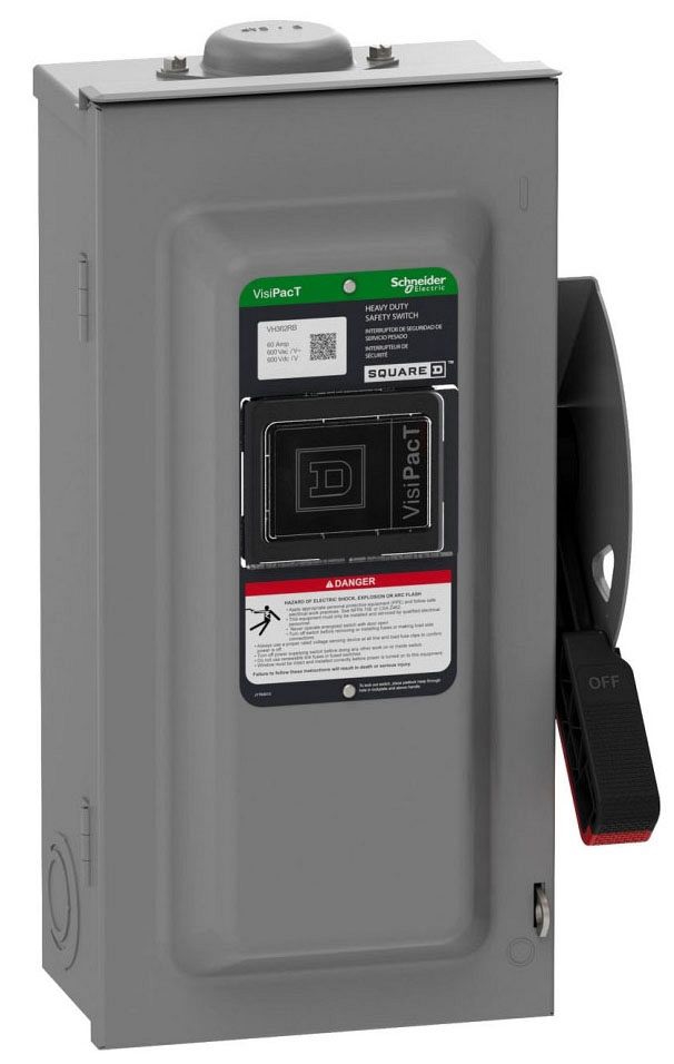 Square D VH362RB 3-Pole 60A Safety Switch | Gordon Electric Supply, Inc.