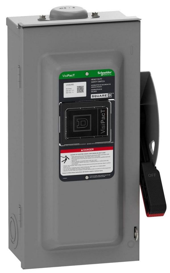 Square D VH363RB 3-Pole 100A Safety Switch | Gordon Electric Supply, Inc.