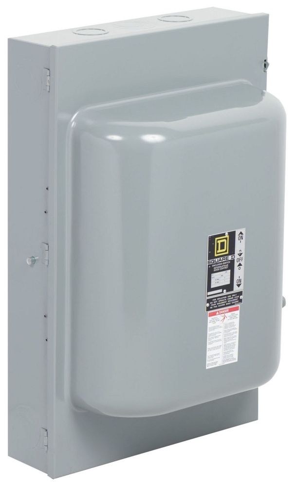 Square D C82344 Switch Not Fusible Double Throw 600V 200A 3-Pole Nema1 ...