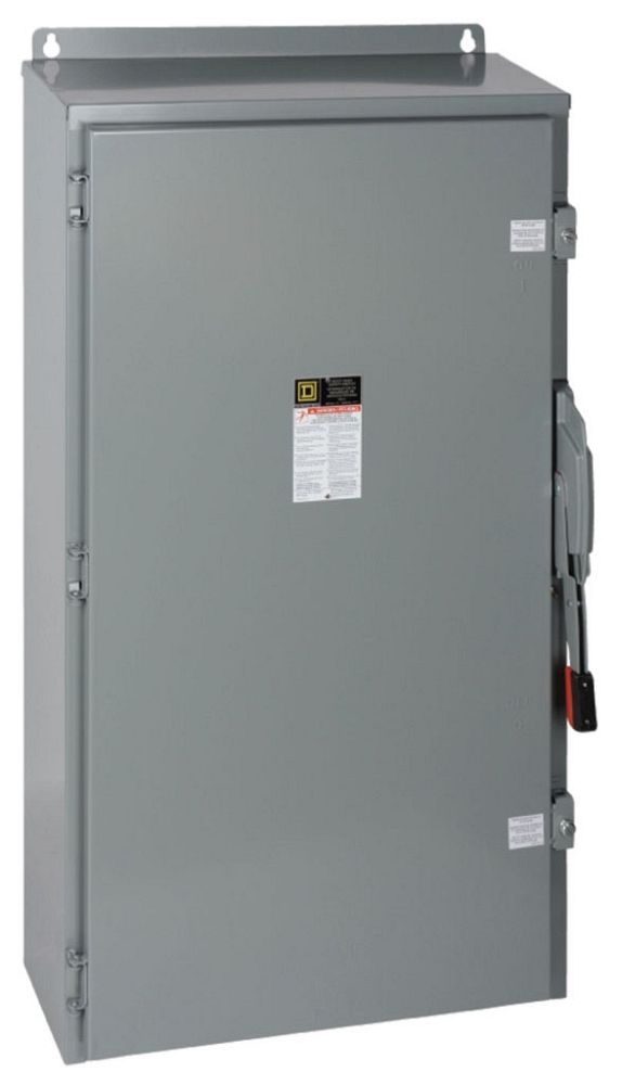 Square D CH365AWK Switch Fusible Heavy Duty 600V 400A 3-Pole Nema12 ...