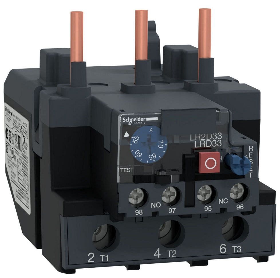 SQUARE D LRD3361 : BIMETALLIC OVERLOAD RELAY 600V 70A IEC | Gordon ...