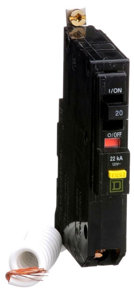 Square D QOB120VHGFI Miniature Circuit Breaker 120V 20A | Gordon ...