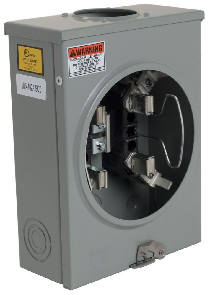 SQUARE D 1004162A : METER SOCKET 100AMP OH+UG +OPTIONS | Gordon ...