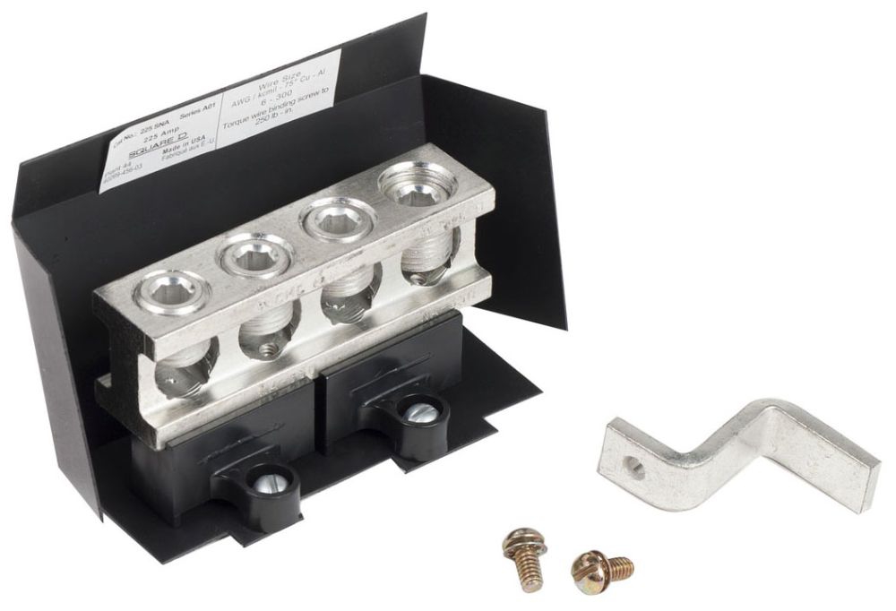 SQUARE D 225SNA : NEUTRAL ASSEMBLY INSULATED GROUNDABLE 225A | Gordon ...