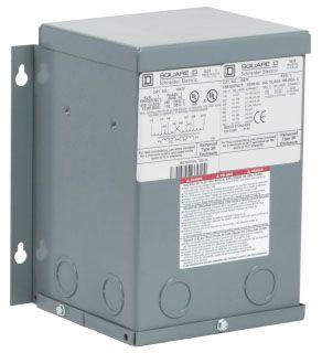 Square D 2S1FSS Transformer Dry 1-Phase 2KVA 240X480V-120/240V | Gordon ...