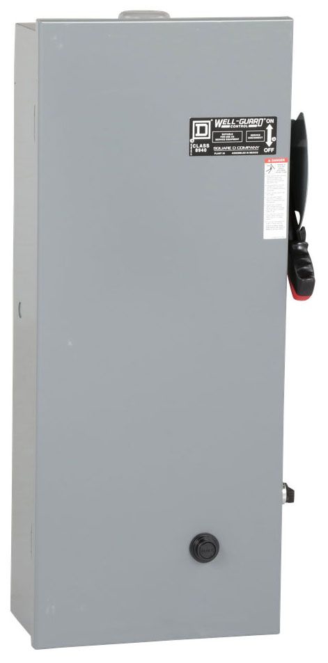 SQUARE D 8940SSD4030 : PUMP PANEL 480VAC 45AMP NEMA +OPTIONS | Gordon ...