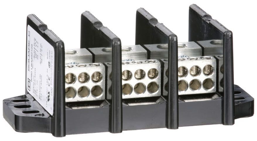 SQUARE D 9080LBA362106 : POWER DISTRIBUTION BLOCK 600V 175A | Gordon ...