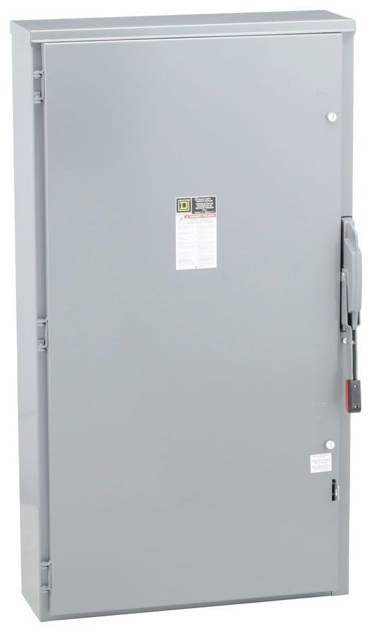 Square D H225NR Switch,Fusible 240V 400A 2P Nema3R/Neutral | Gordon ...