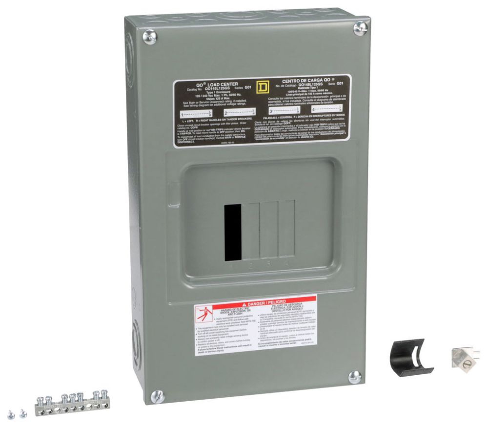 Square D QO148L125GS Load Center QO MLO 240V 125A 1-Phase 4Sp | Gordon ...