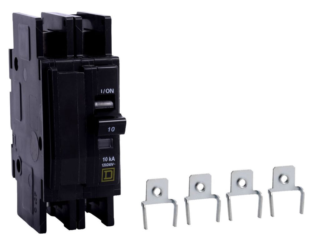 Square D QOUR2103100 Miniature Circuit Breaker 120/240V 10A | Gordon ...