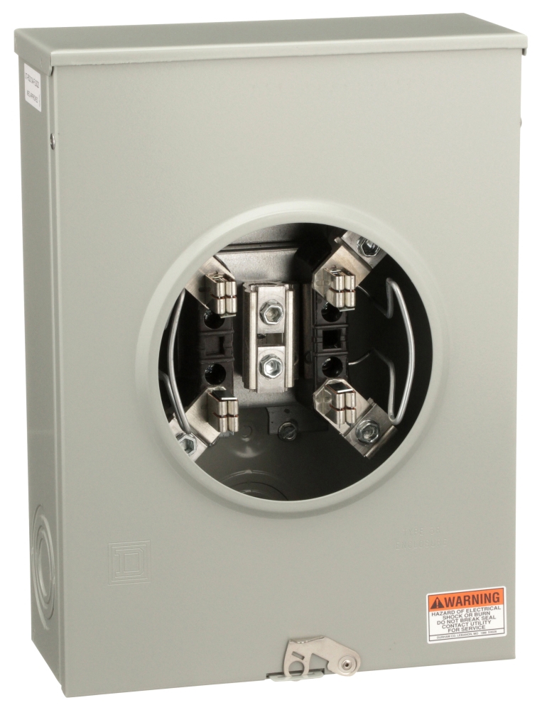 Square D UTRS213AFL Meter Socket Ringless 200A 1P Underground St ...