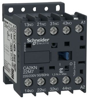 SQUARE D CA2KN22U7 : CONTROL RELAY 600VAC 10AMP IEC +OPTIONS | Gordon ...