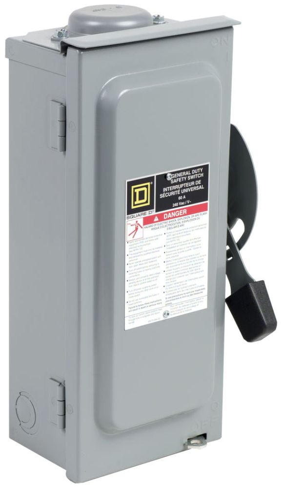 SQUARE D CD322NRB : 60A 3 POLE FUSIBLE TYPE 3R GDSS | Gordon Electric ...