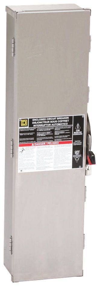 SQUARE D J250SS ENCLOSURE BREAKER 600V 250A NEMA 4X SS | Gordon ...