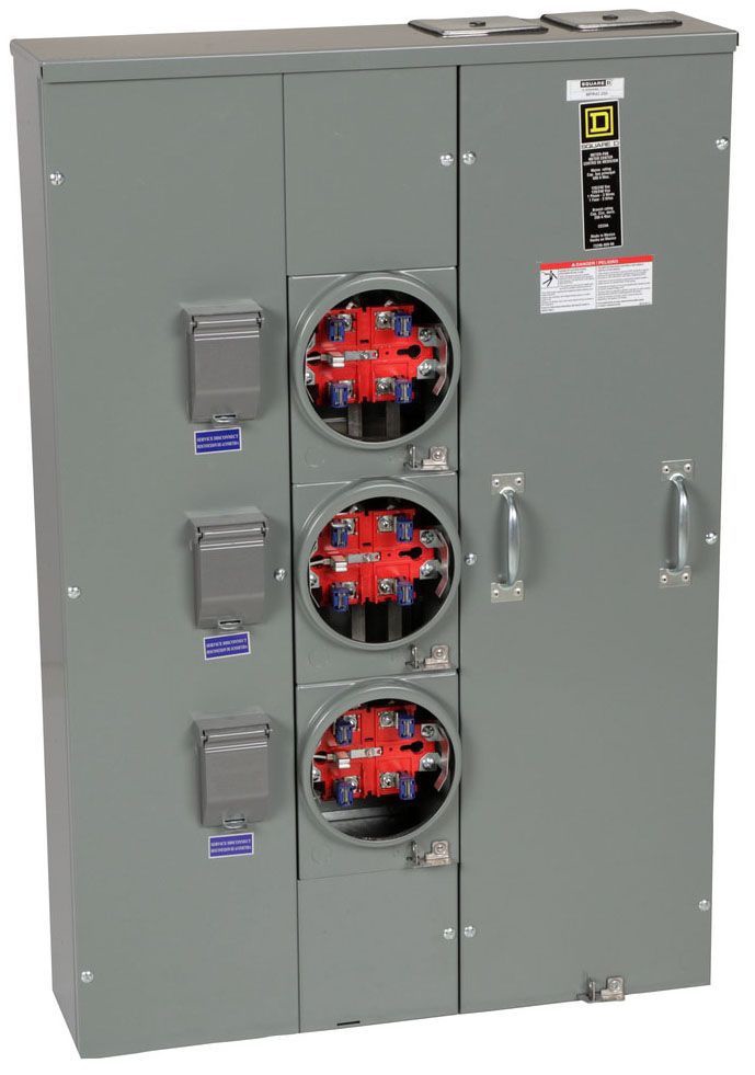 SQUARE D MPR43200 : METER MP DEVICE RINGLESS 200A 3 POSITION | Gordon ...