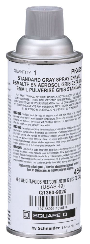 SQUARE D PK49SP : GRAY SPRAY PAINT | Gordon Electric Supply, Inc.