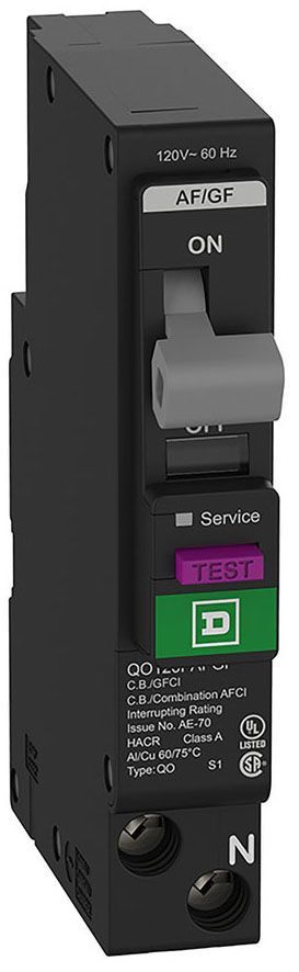 SQUARE D QO115VHPAFGF QO and QOB 1P 15A circuit breakers | Gordon ...