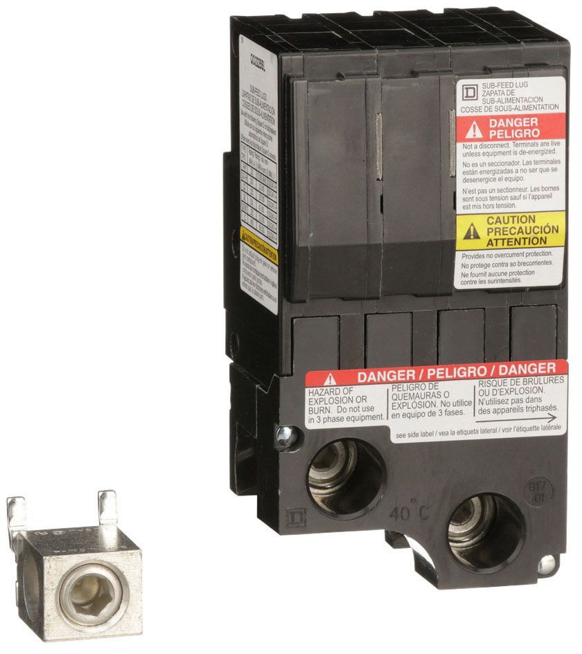 SQUARE D QO2225SL : CIRCUIT BREAKER SUB-FEED LUG | Gordon Electric ...