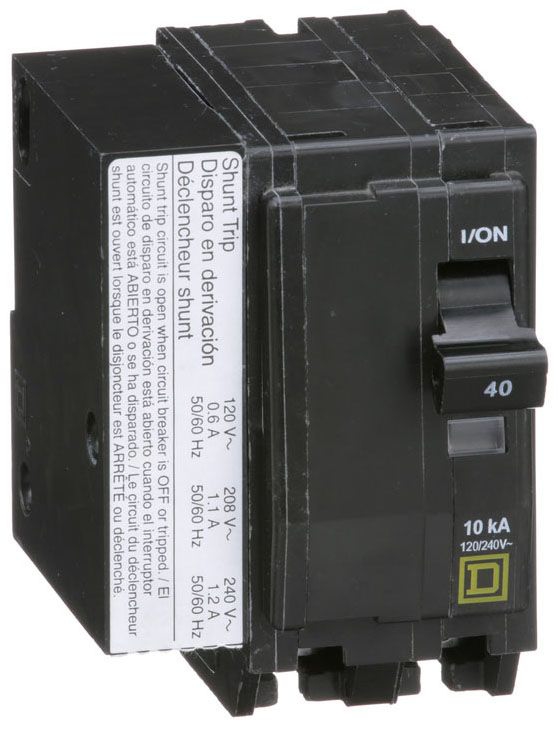 SQUARE D QO2401021 : MINIATURE CIRCUIT BREAKER 120/240V 40A | Gordon Electric Supply, Inc.