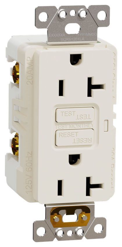 Square D SQR51201LA 20A Gfci Receptacle | Gordon Electric Supply, Inc.