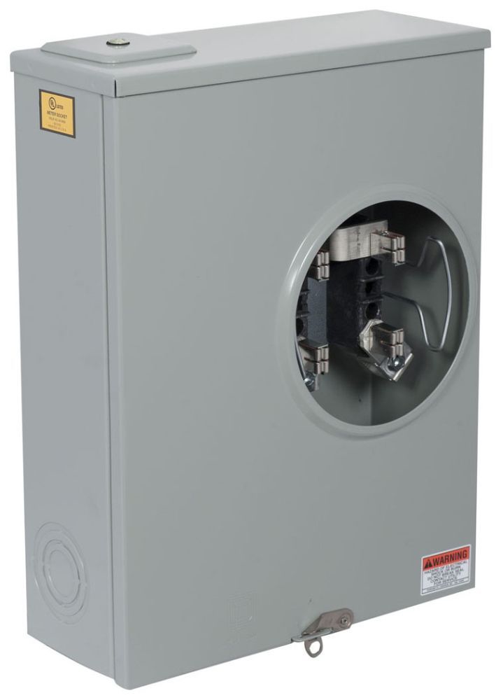 Square D UTRS233C Meter Socket 200A 1-Phase Overhead/Underground Rnglss ...