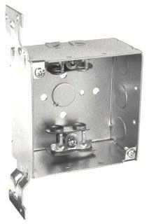 Garvin 52171-FBX 4" Square Junction Bracket Box 2-1/8" Deep (4) MC/BX ...