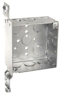 Garvin 52171-SWB 4" Square Junction Box 2-1/8" Deep w/Wood Spike ...