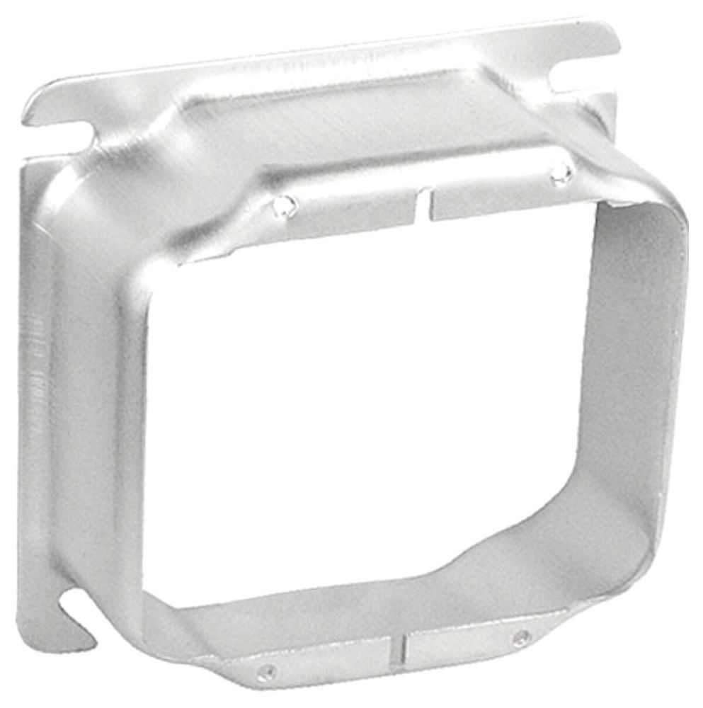Garvin 52C21 4"" Square 2-Gang Device Ring 1-1/4"" Raised | Gordon Electric Supply, Inc.