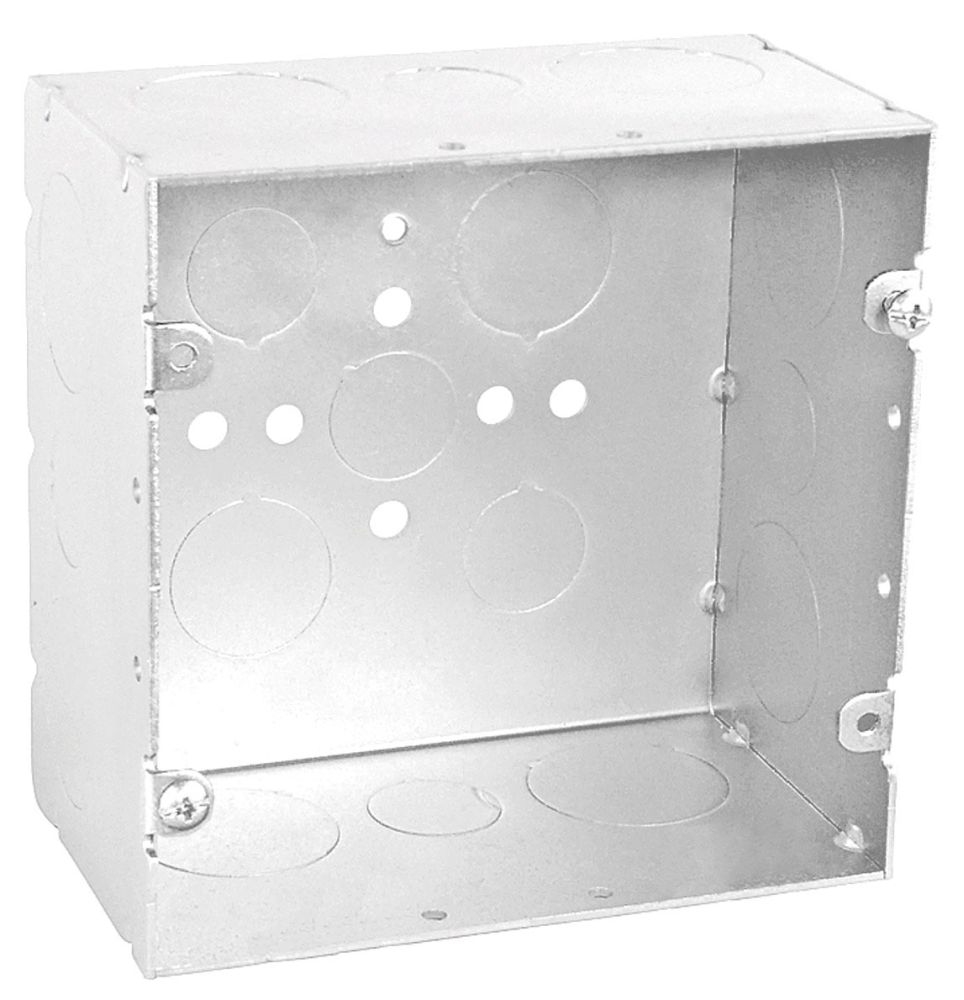 Garvin 5SQ50100 5"" Square Box 2-7/8"" Deep 1/2"" & 1"" KO's | Gordon ...