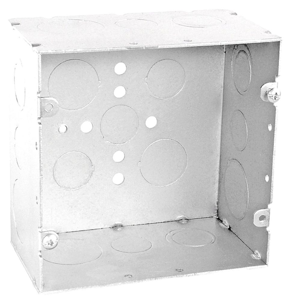 Garvin 5SQ5075100 5"" Square Box 2-7/8"" Deep w/1/2"" 3/4"" & 1"" KO's ...