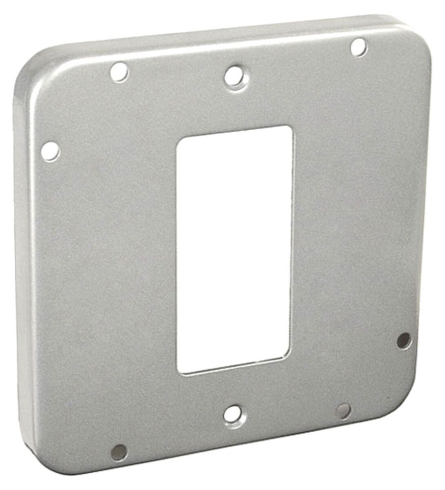 Garvin 72C47 4-11/16"" Industrial Surface Cover 1/2"" Raised GFCI or ...