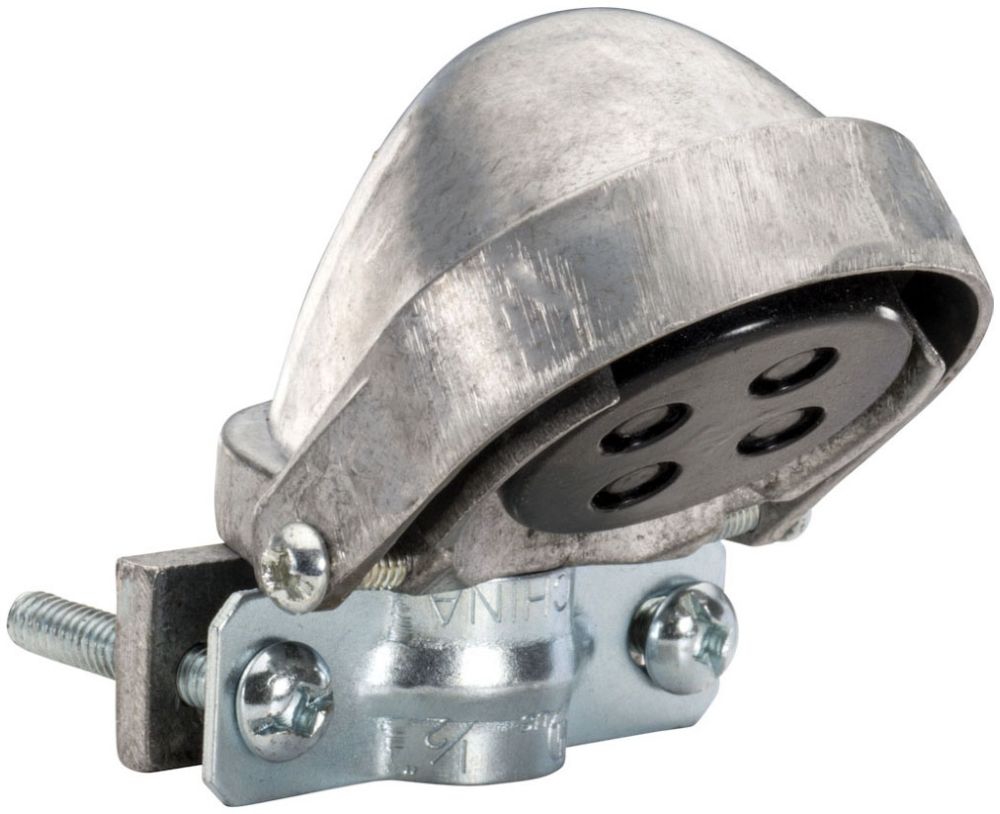 Topaz 737 2-1/2"" Aluminum Clamp-On Entrance Cap | Gordon Electric ...