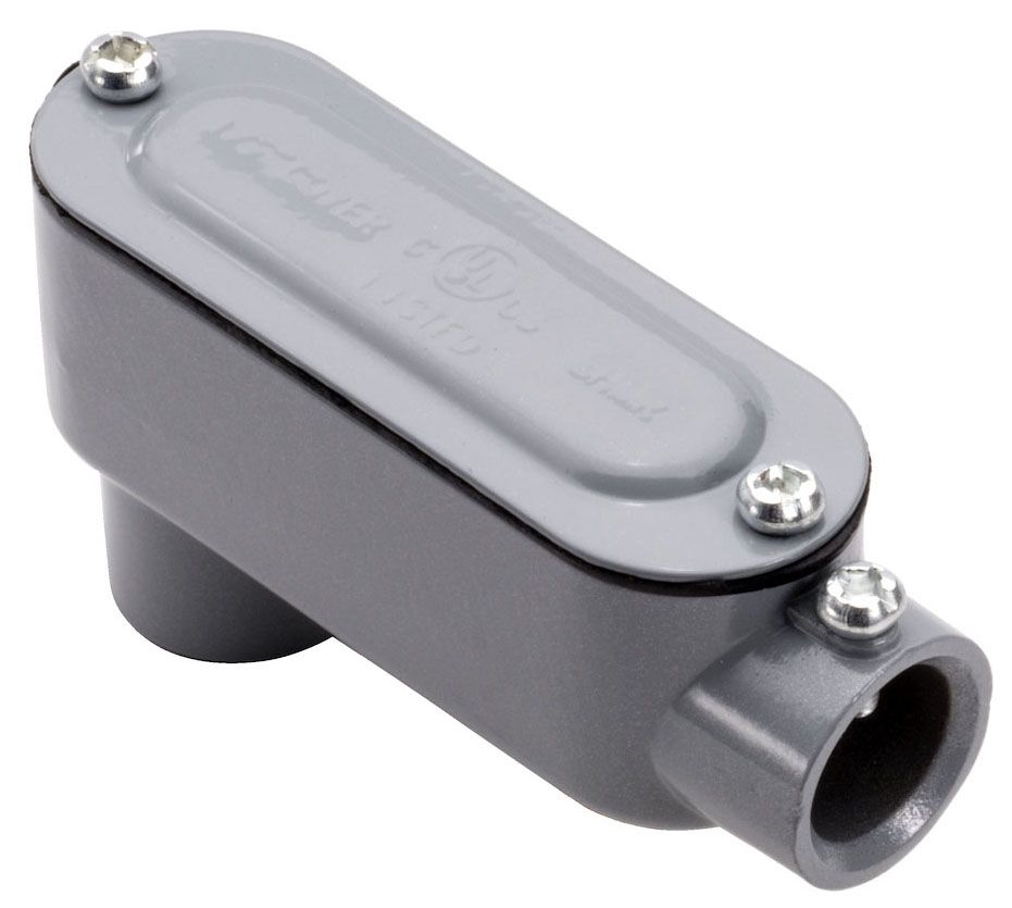 Topaz ELB5CG 1-1/2"" Aluminum EMT""LB"" Conduit Body | Gordon Electric ...