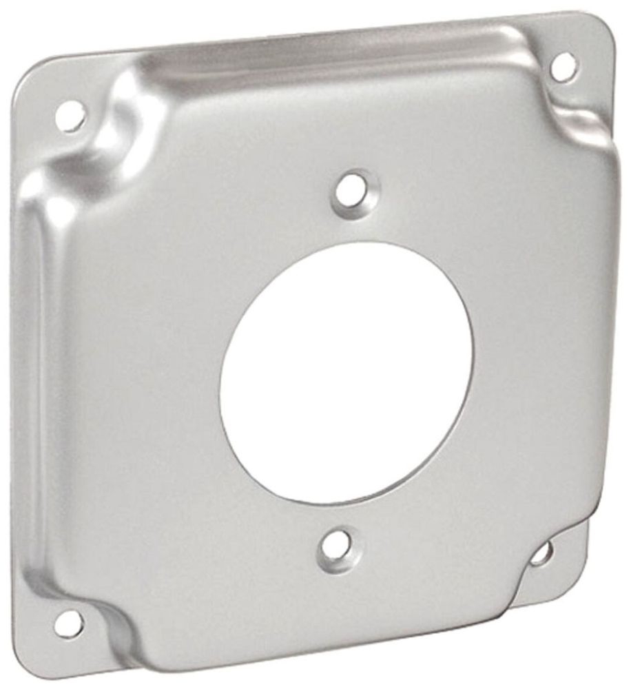 Garvin G1943 4"" Square 1/2"" Raised 30 Amp Locking Receptacle 1.719 ...
