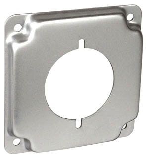 Garvin G1944 4"" Square 1/2"" Raised 30-50 Amp Receptacle 2.141 ...
