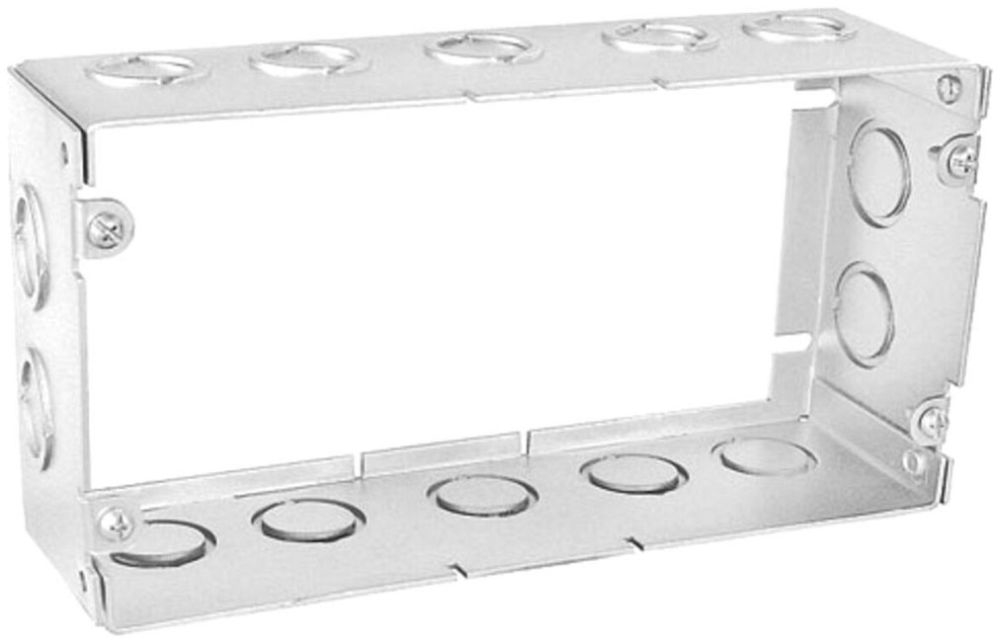 Garvin GBEX-2123 2-1/2"" Deep 3-Gang Multi-Gang Box Extension Ring ...