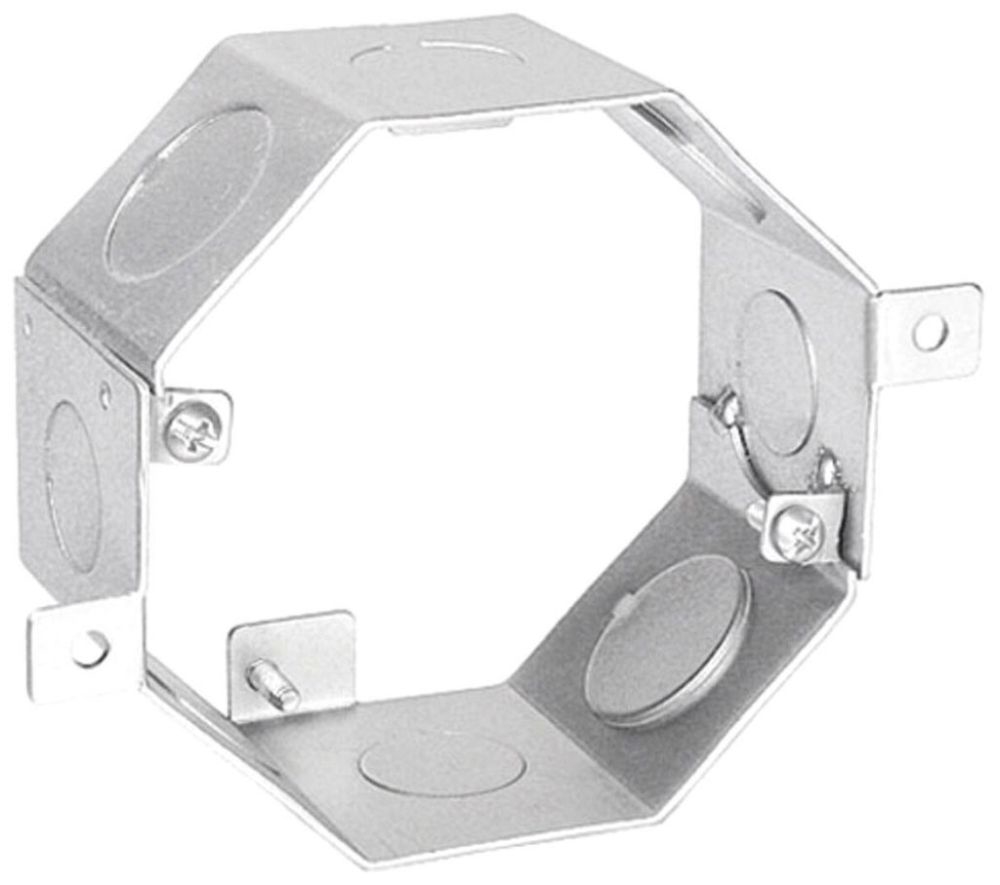 Garvin OCR-200 Octagon Concrete Box 2"" Deep (4) 1/2"" & (4) 3/4"" Side ...
