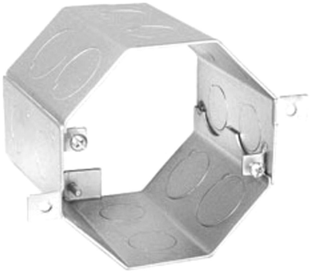 Garvin OCR-350 Octagon Concrete Box 3-1/2"" Deep (8) 1/2"" & (8) 3/4 ...