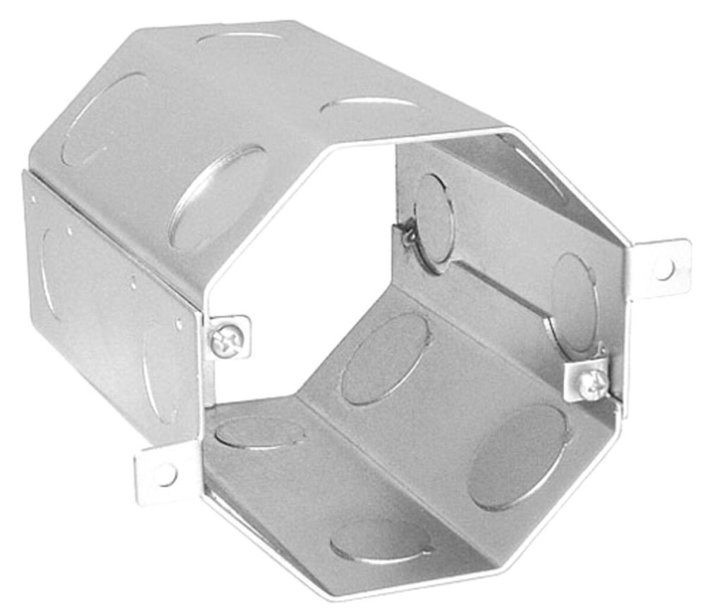 Garvin OCR-500 Octagon Concrete Box 5"" Deep (8) 1/2"" & (8) 3/4"" Side ...