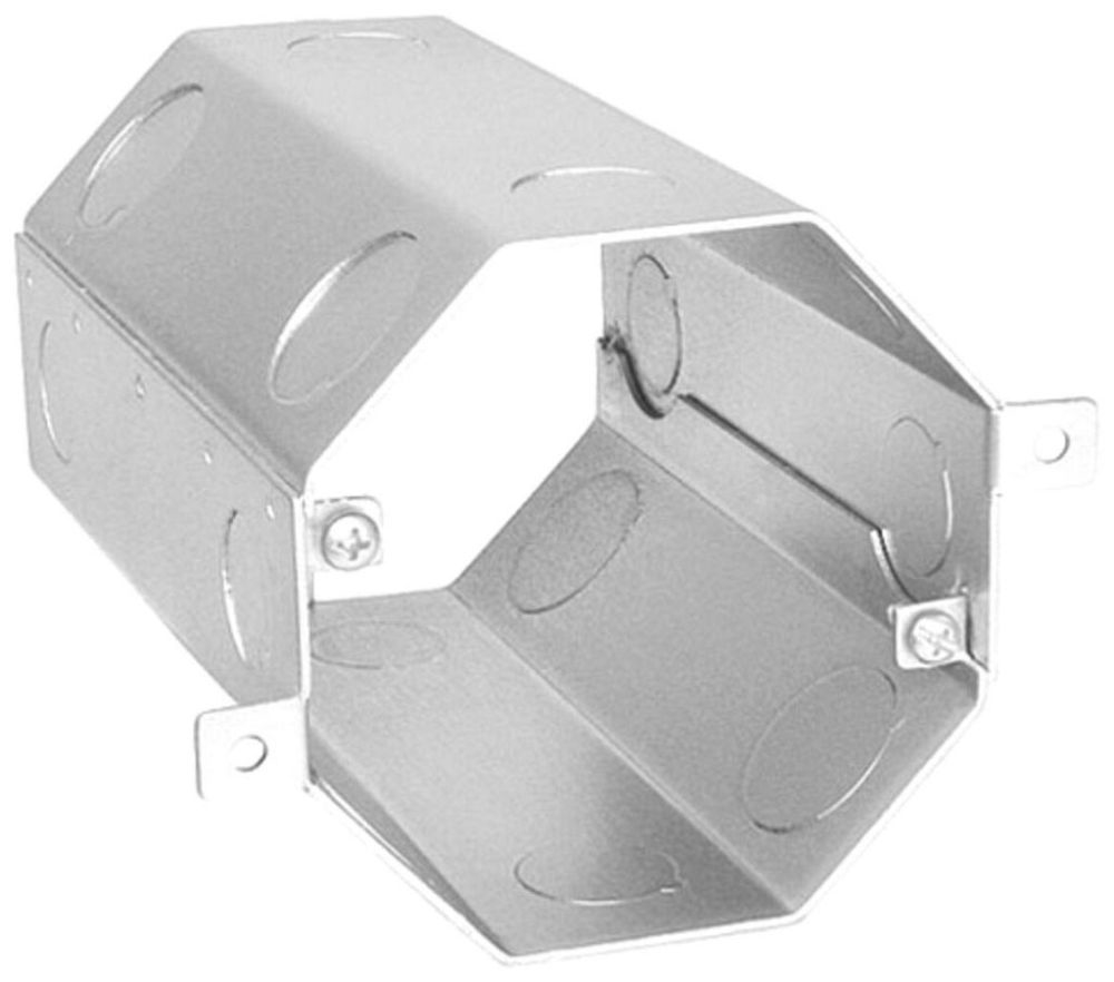 Garvin OCR-600 Octagon Concrete Box 6" Deep (8) 1/2" & (8) 3/4" Side KO ...