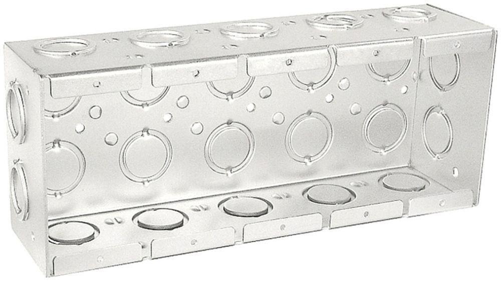 Garvin TB-525 Solid Masonry Box 5-Gang 2-1/2"" Deep | Gordon Electric ...